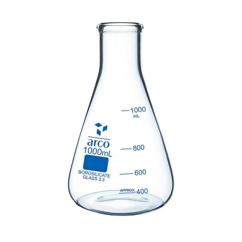 Erlenmeyer 1000 ml col étroit verre borosilicaté - EFCMD - Au Service ...